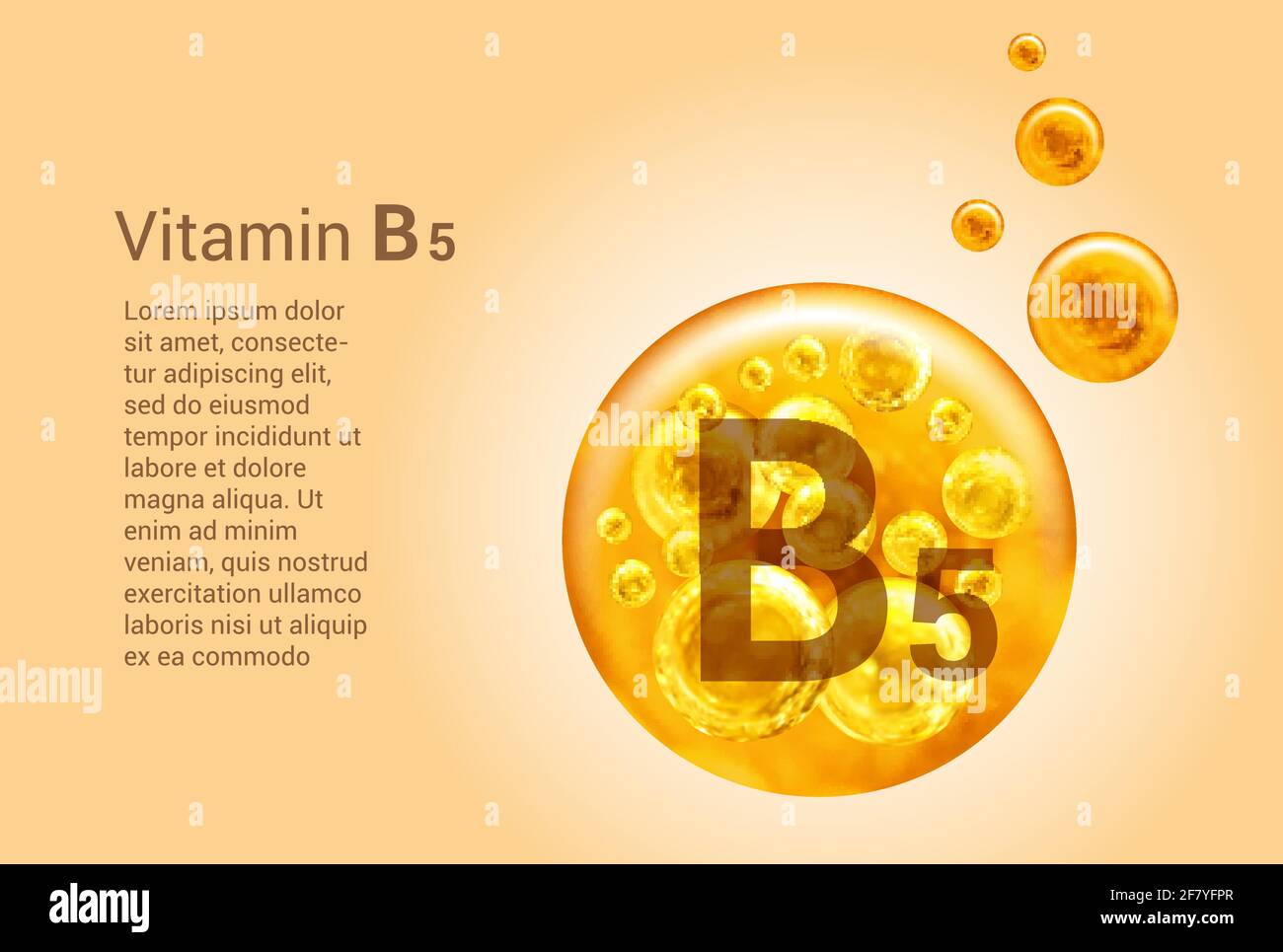 Vitamin b5 drop Stock Vector Images - Alamy