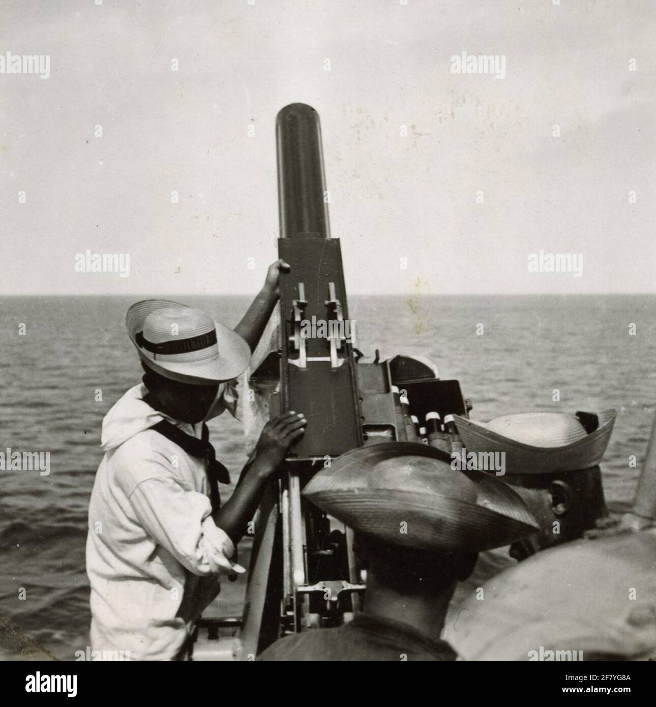 Cruiser Hr.Ms. Sumatra (1926-1942) Details Ship Life in Noi Stock Photo ...