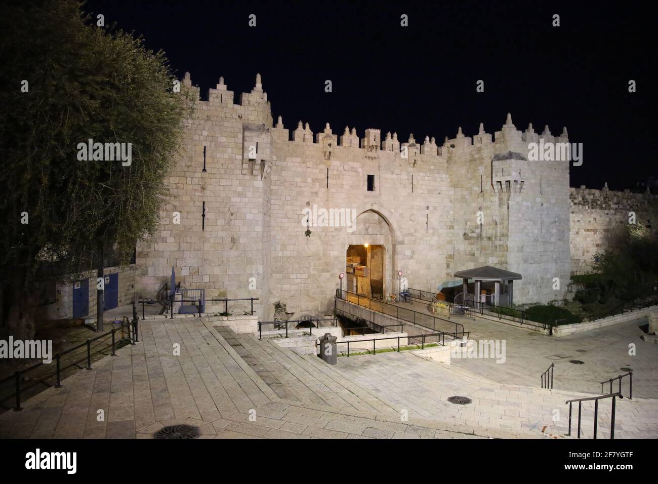 The Damascus Gate in Jerusalem Stock Photo - Alamy