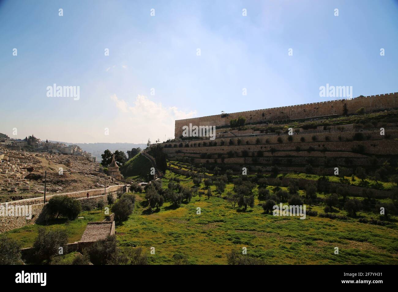 Western wall jerusalem aerial hi-res stock photography and images - Alamy