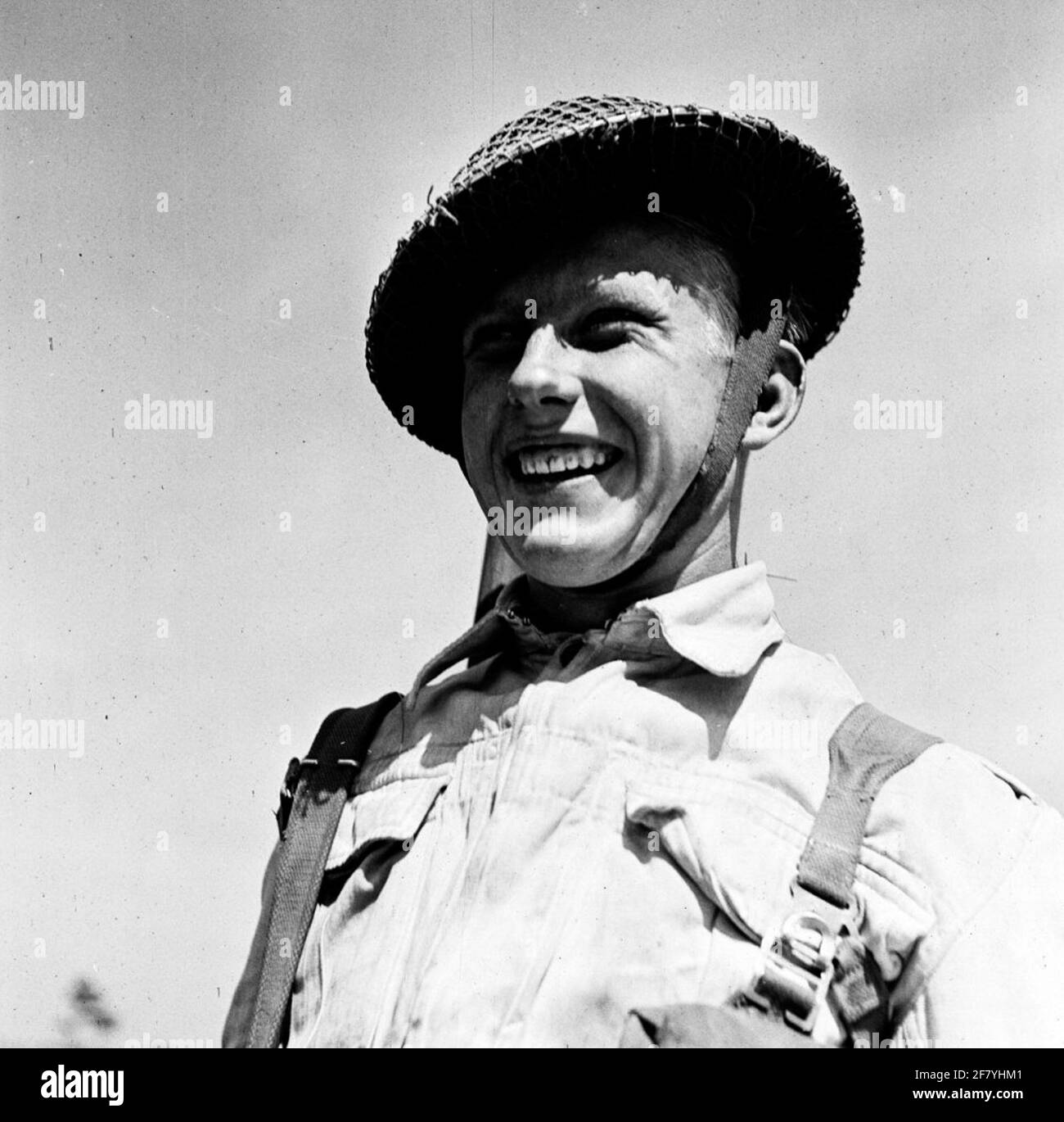 Smiling soldier Black and White Stock Photos & Images - Alamy