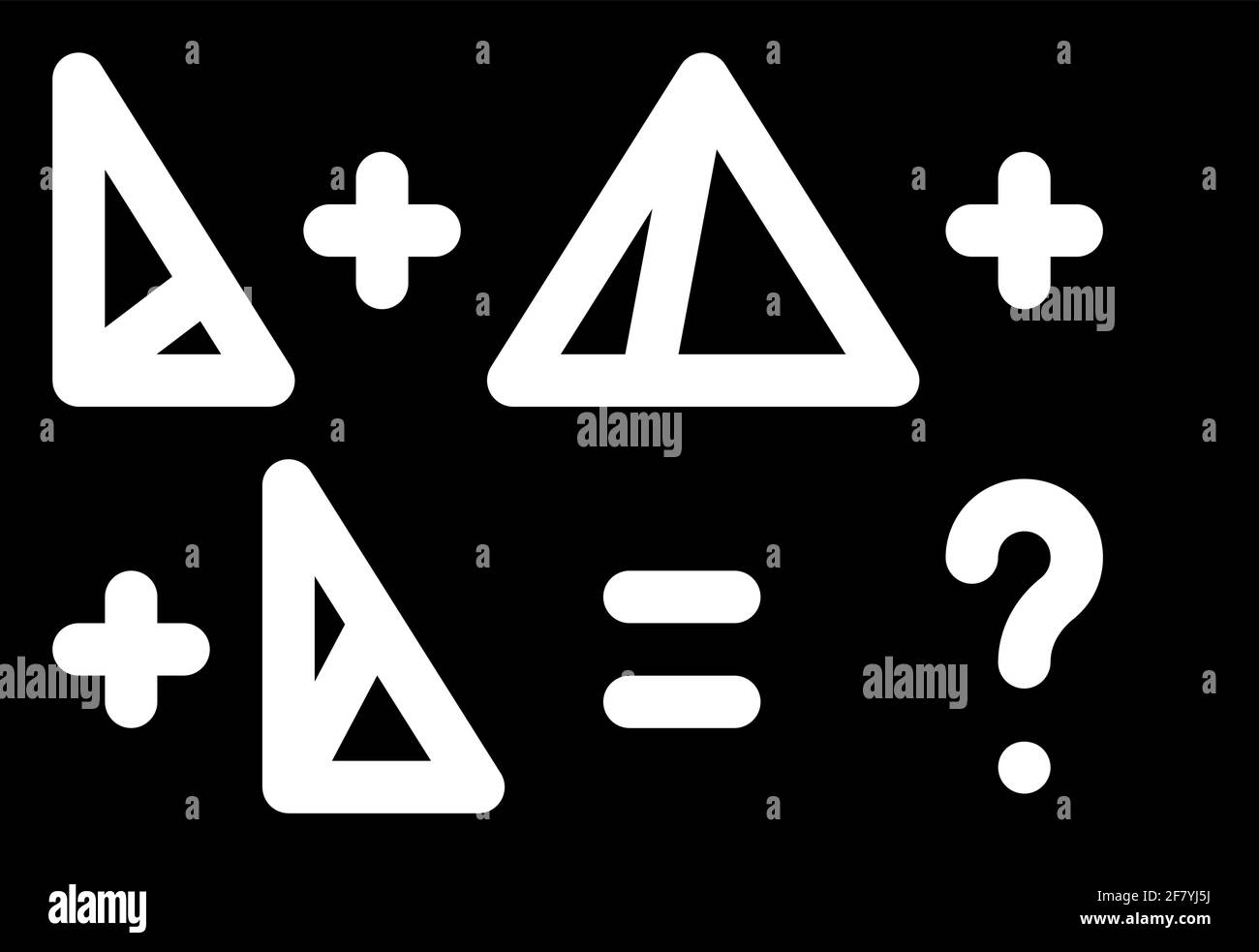 tasks with shapes glyph icon vector illustration Stock Vector Image ...