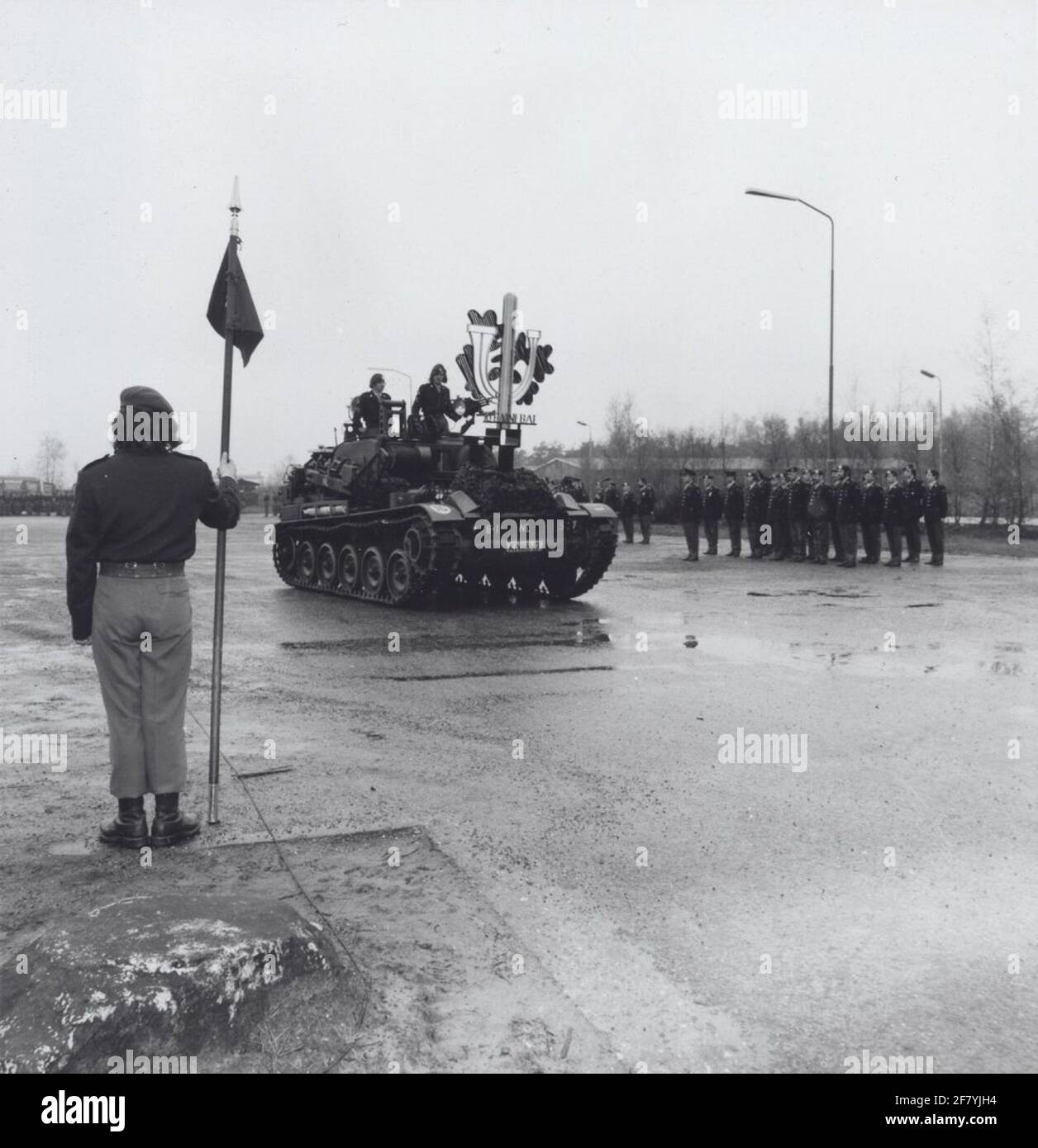 Reference ceremony of the 16th Battalion armored infantry. A Bataljons ...