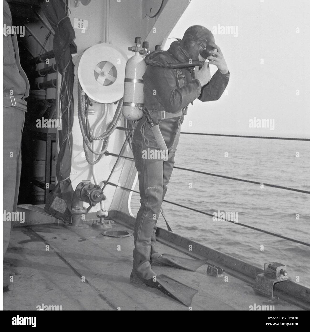 A KM diver ready to do ship bodies Stock Photo - Alamy