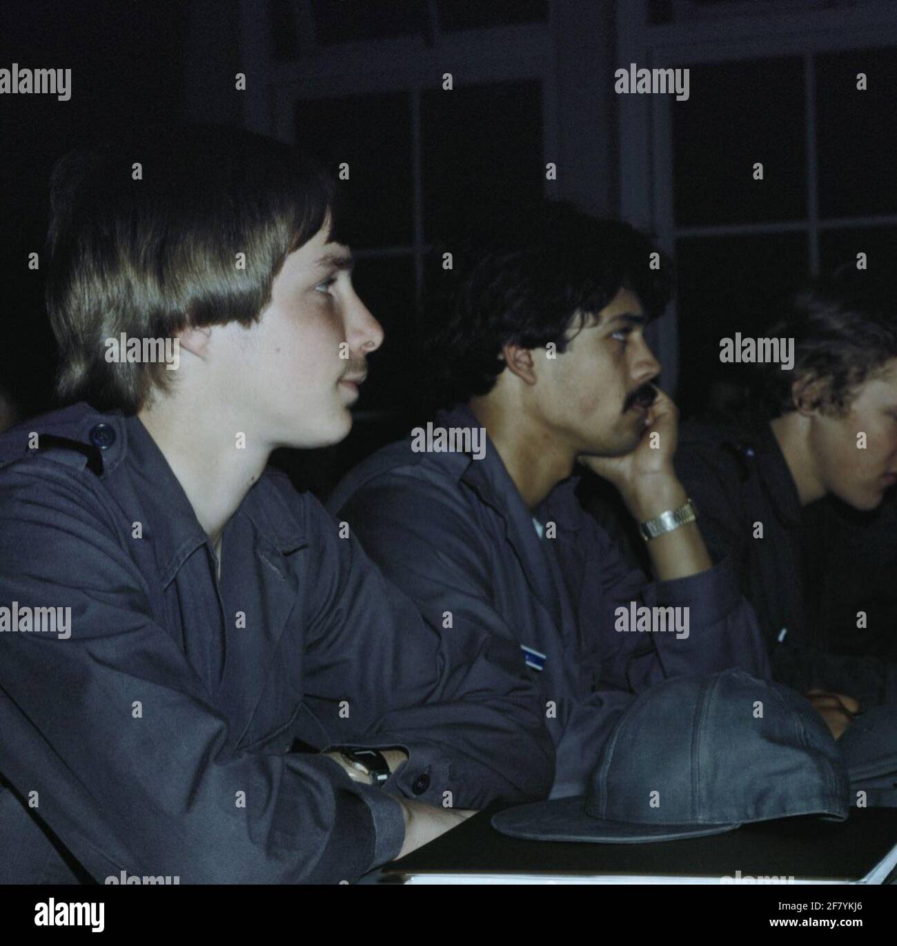 Soldiers in training at the Air Force Officer and framework school ...