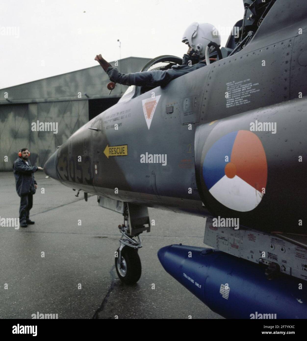 Northrop NF-5A Freedom Fighter.The kite is ready for departure Stock ...