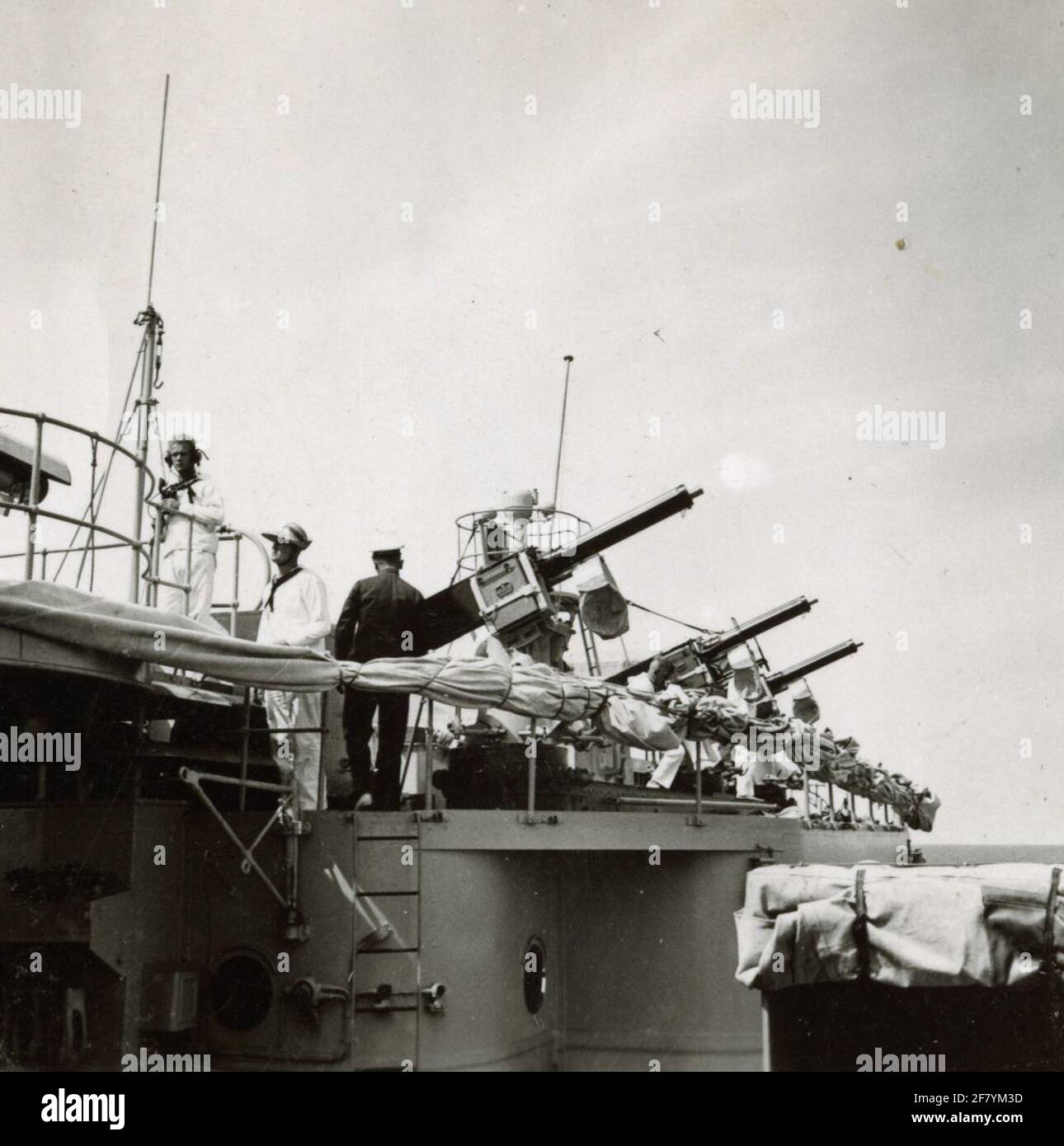 Cruiser Hr.Ms. Sumatra (1926-1942) Details Ship Life in Noi Stock Photo ...