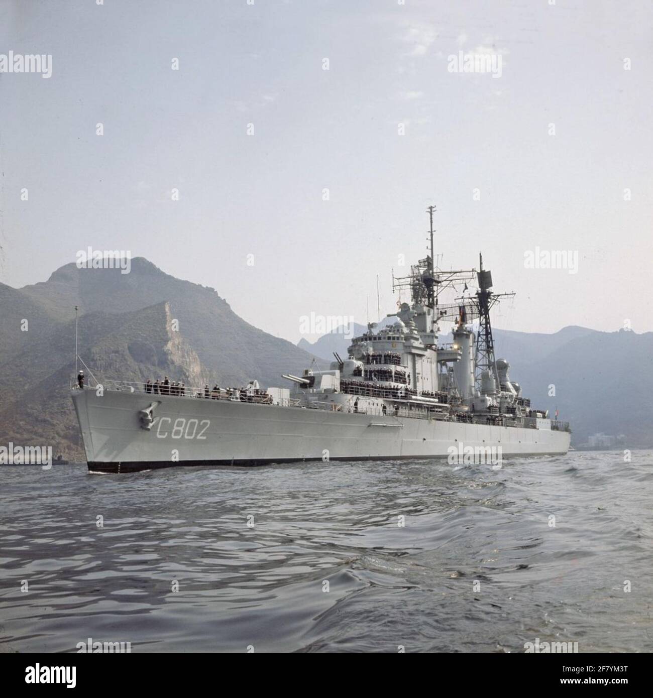 Cruiser Hr.Ms. The Seven Provinces (1954-1975 Stock Photo - Alamy