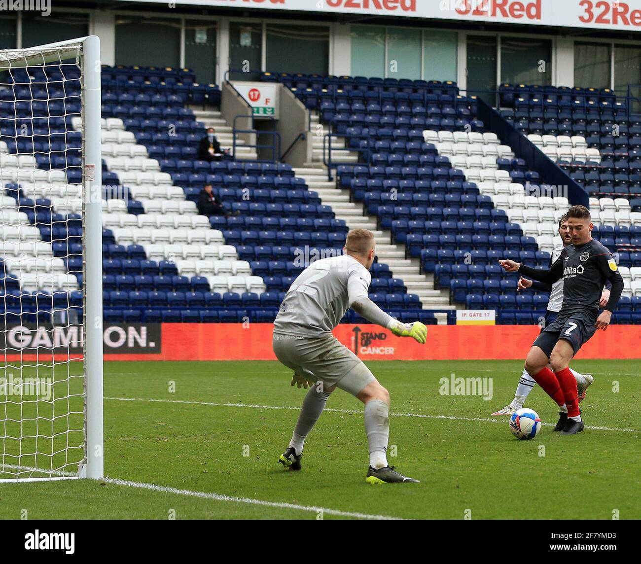 Preston, UK. Deepdale Stadium, Preston, Lancashire, UK. 10th Apr, 2021 ...