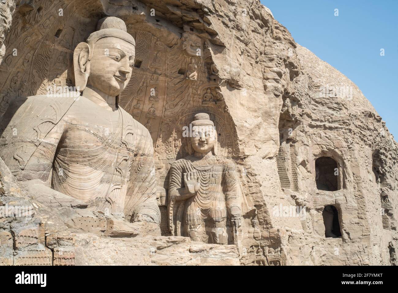 Yungang Grottoes, early Buddhist cave temples, Unesco World Heritage ...