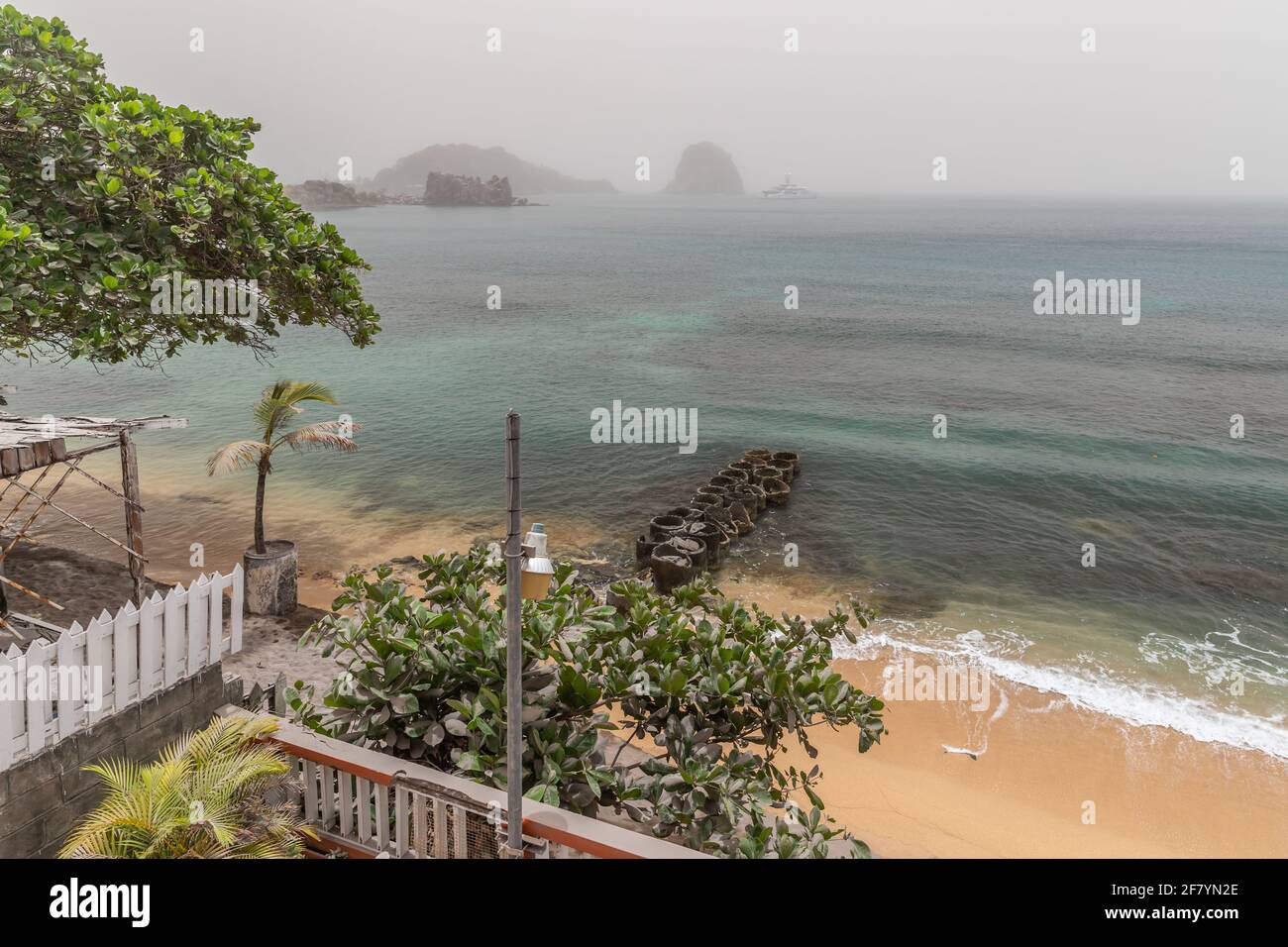 SAINT VINCENT AND THE GRENADINES, SAINT VINCENT - APRIL 10, 2021: low ...