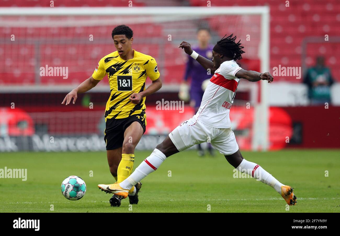 Stuttgart, Germany. 10th Apr, 2021. Football: Bundesliga, VfB Stuttgart ...