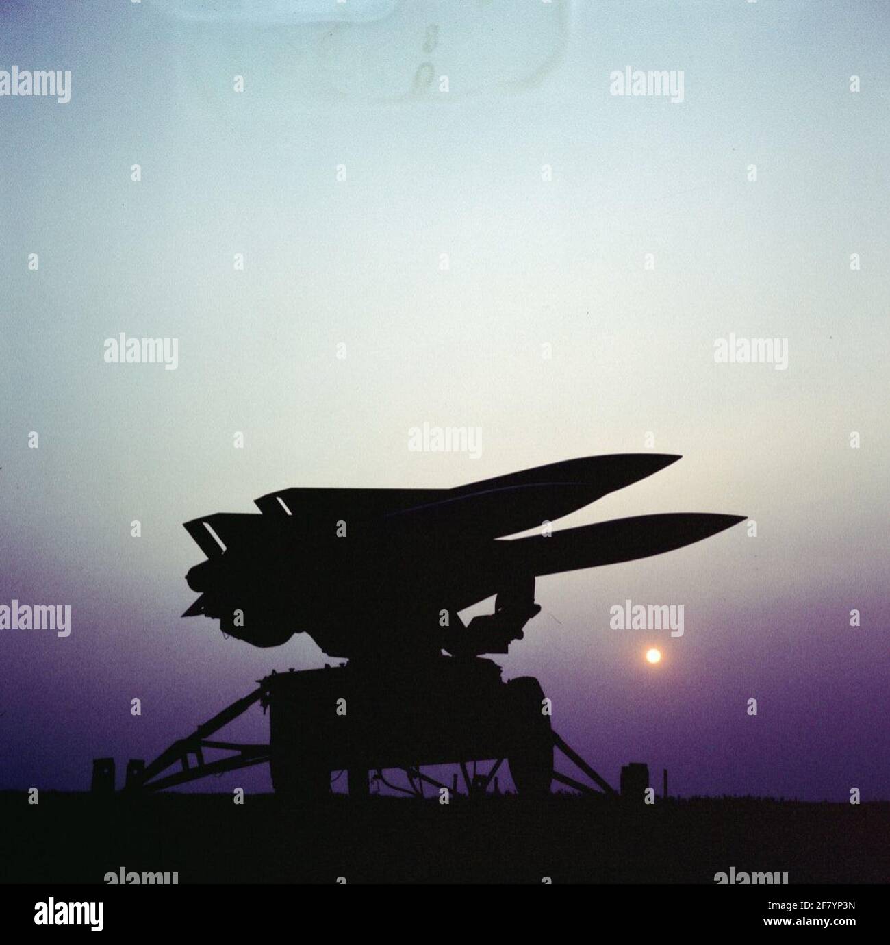 Hawk-Launcher with three rockets of the 3rd group of arms led in ...