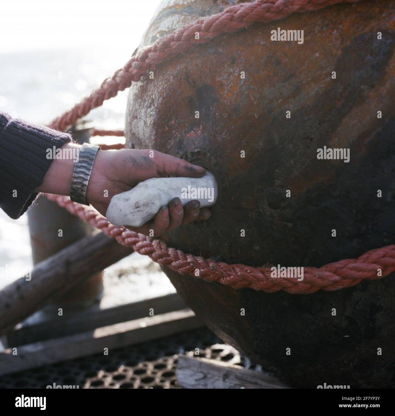 With the introduction of mnawable explosive material, the marine line ...