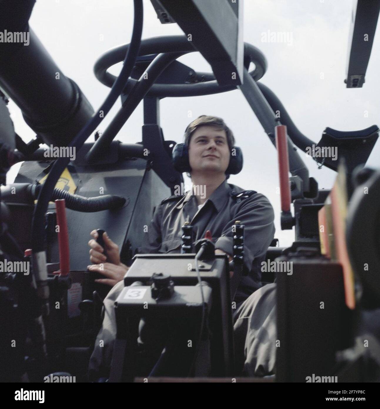 Transferring Hawk missiles to a pallet using the loader transporter ...