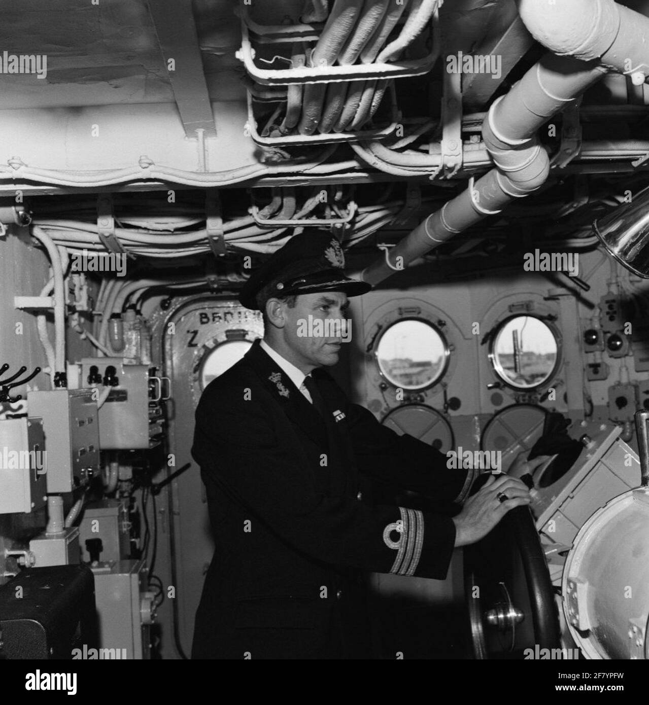 The commander of the Frigate Hr.Ms. Van Zijll (F 811) Captain ...