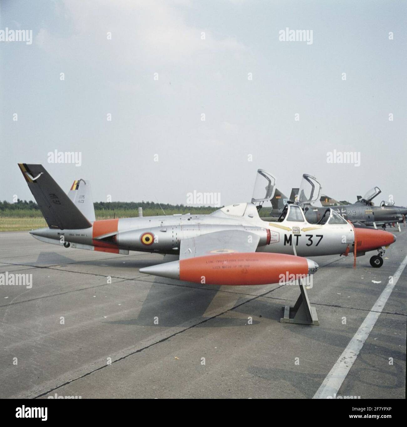 Fouga CM-170R Magister of the Belgian Air Force on the open day of ...