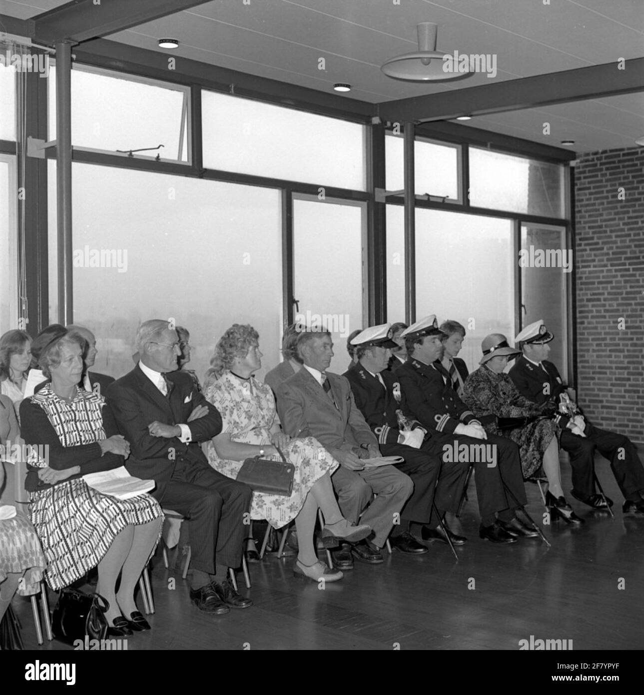 Guests in the sworn of officers of the Frigate Hr.Ms. VOC (F 820, EX US ...