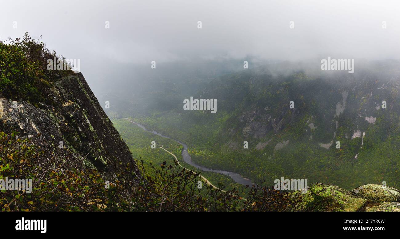 view from the top of a cliff in summer Stock Photo - Alamy