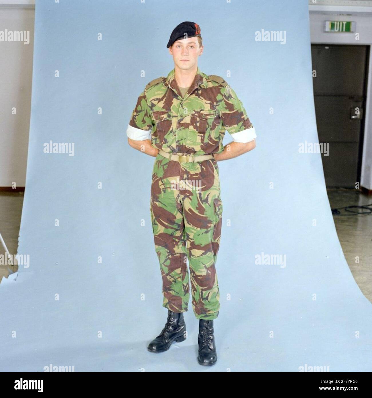 Marine of the first class of the Marines of the Royal Netherlands Corps ...