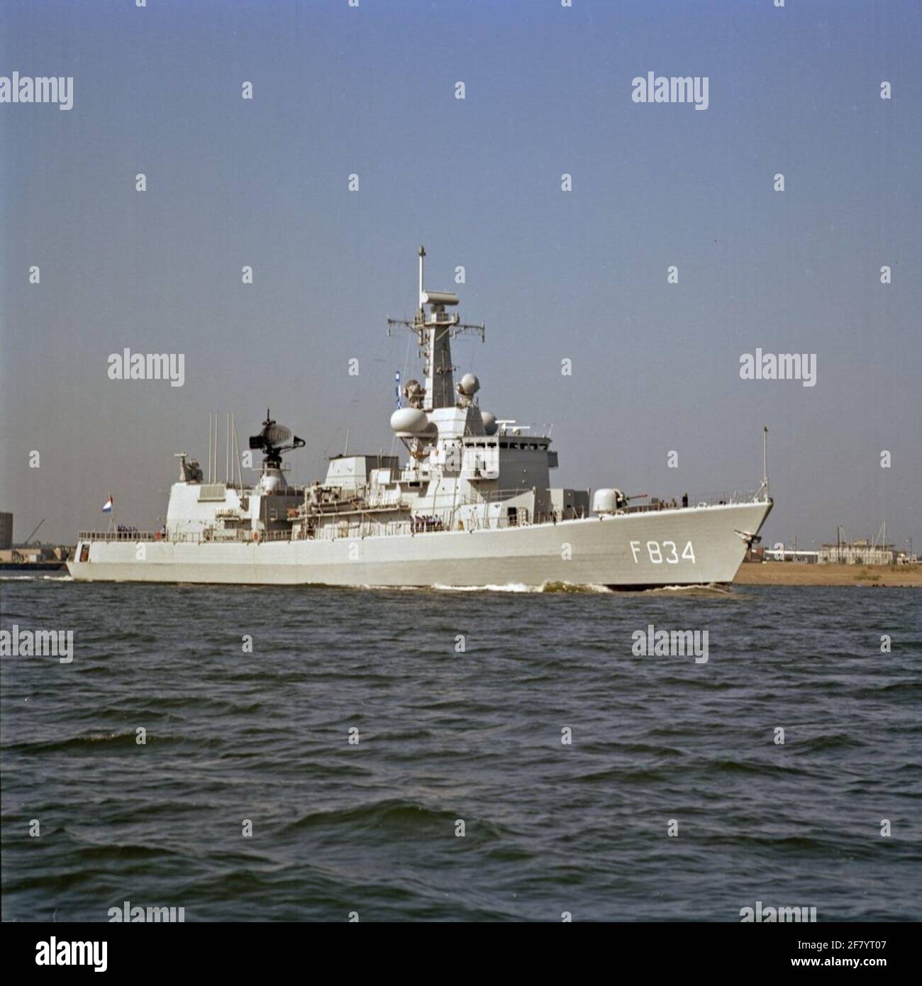 The M-Fregat Hr.Ms. Van Galen (1994-) off the coast at Den Helder Stock ...