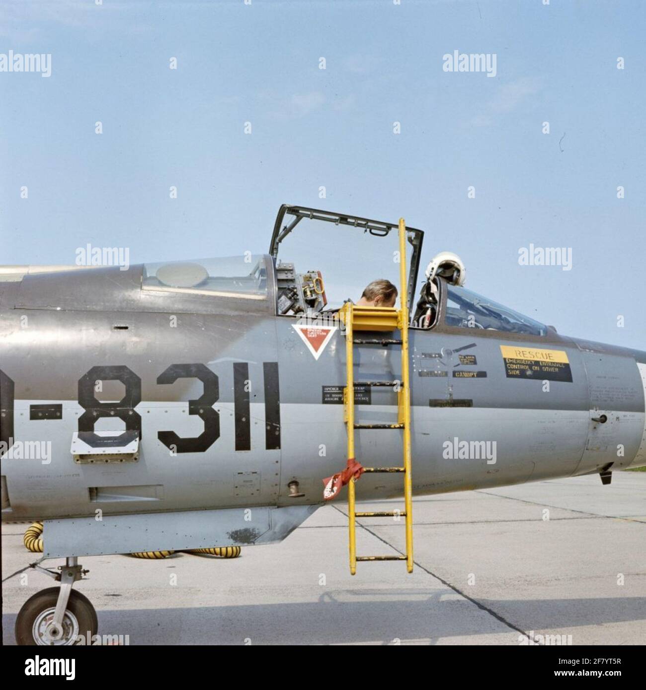Kite S.A. Net, Commander of 314 Squadron, in the Lockheed F-104G ...