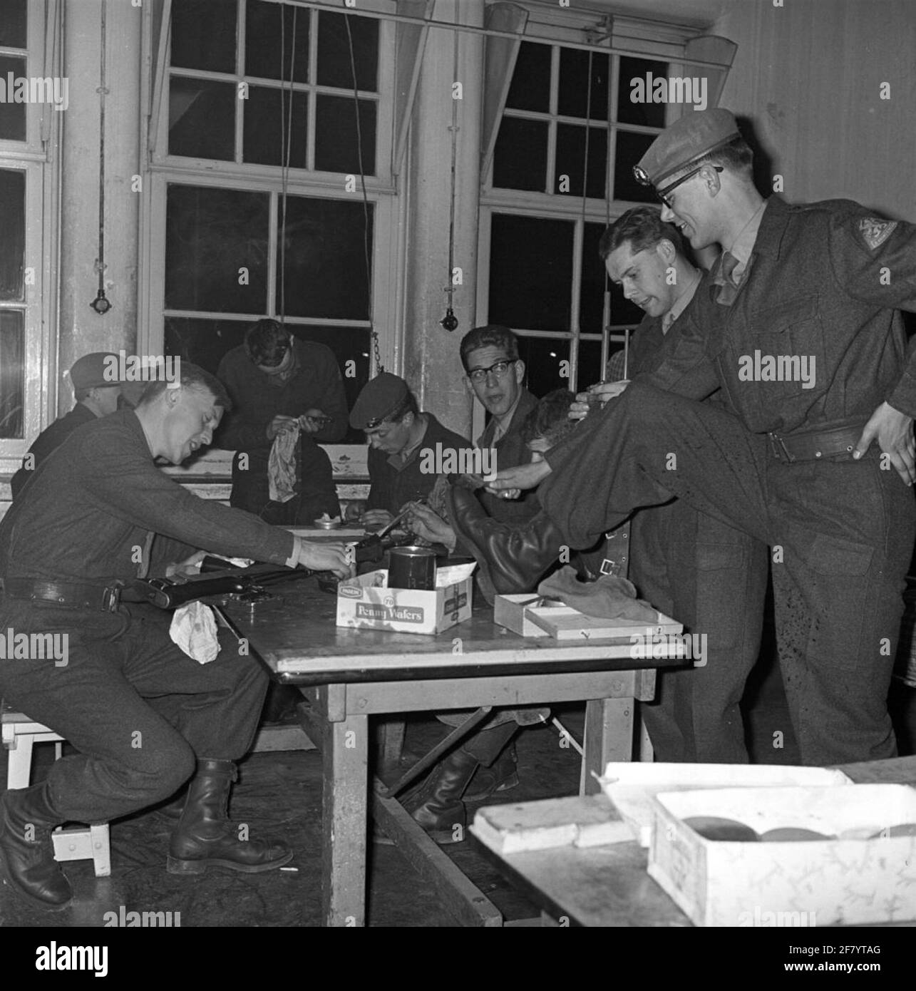A new class of conscript soldiers commits maintenance of their ...