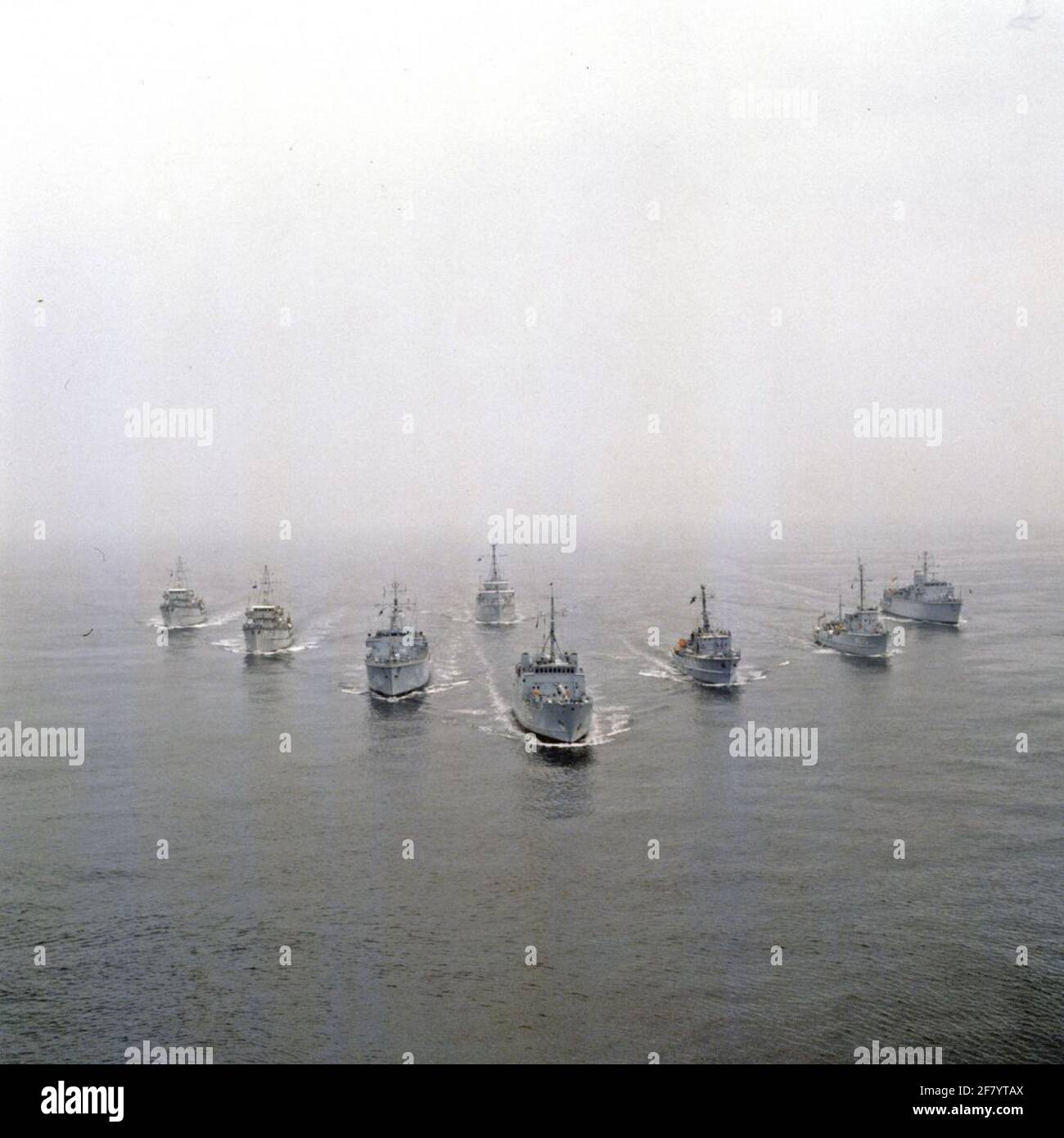Ships of StanavForchan in formation sailing Stock Photo - Alamy