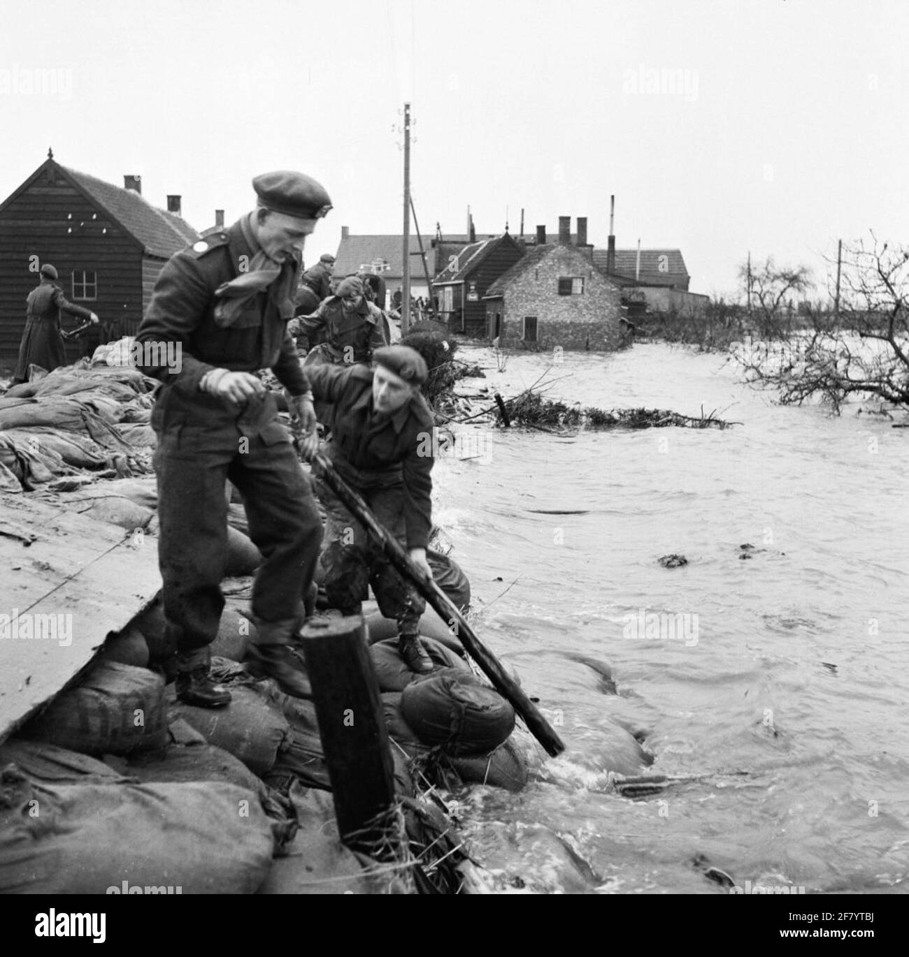 Water release disaster 1953 Stock Photo - Alamy