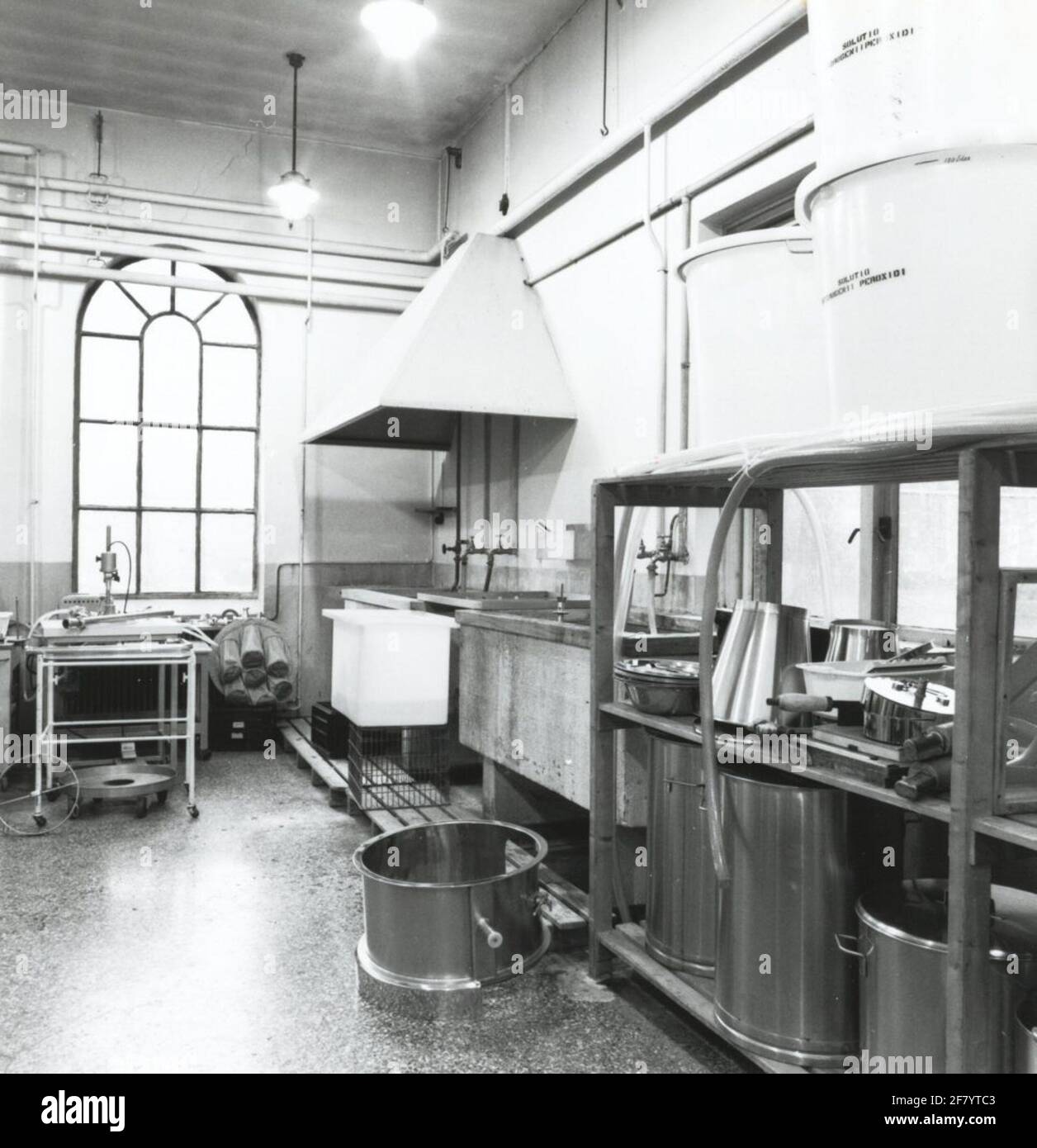 The Rijksmagazijn of Medicines in Amsterdam. Rinse space Stock Photo ...