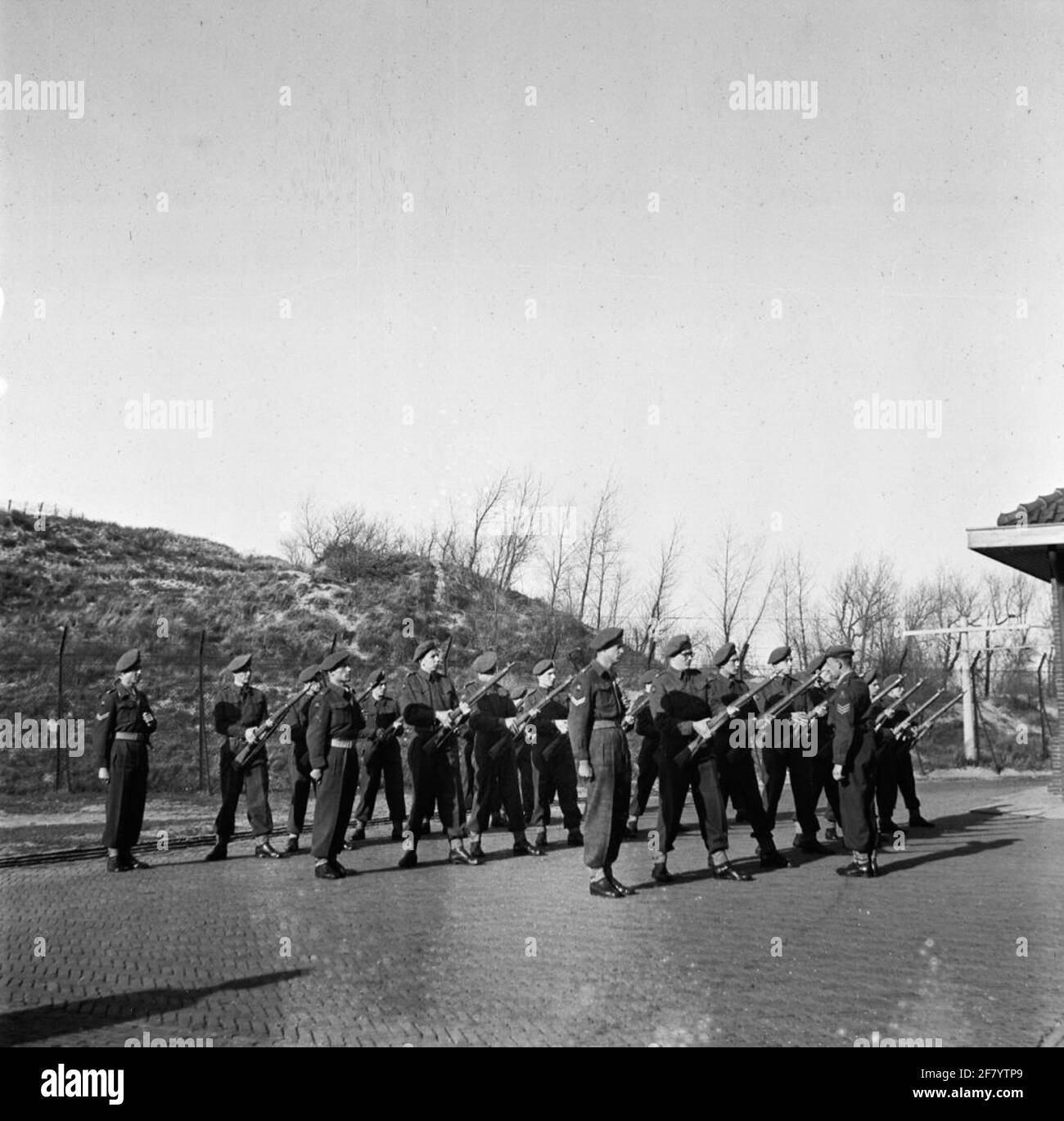 Arms inspection on the Alexanderkazerne in The Hague Stock Photo - Alamy