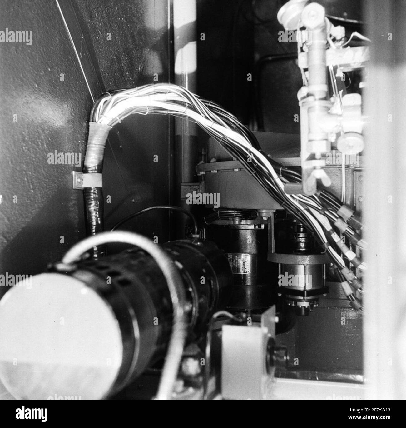 Inner portion of the fire line radar AA 3MK7. This radar was used in ...