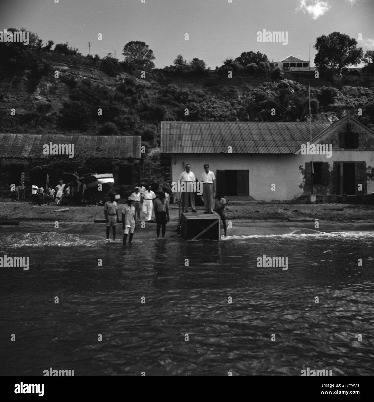 St eustatius map hi-res stock photography and images - Alamy