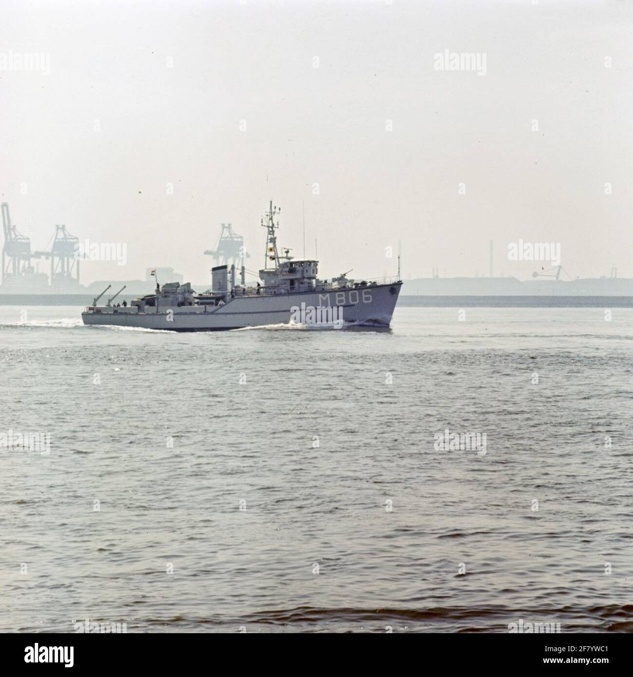 Coastal sweeper Hr.Ms. Roermond (EX-MSC 174, 1955-1987), renovated in ...