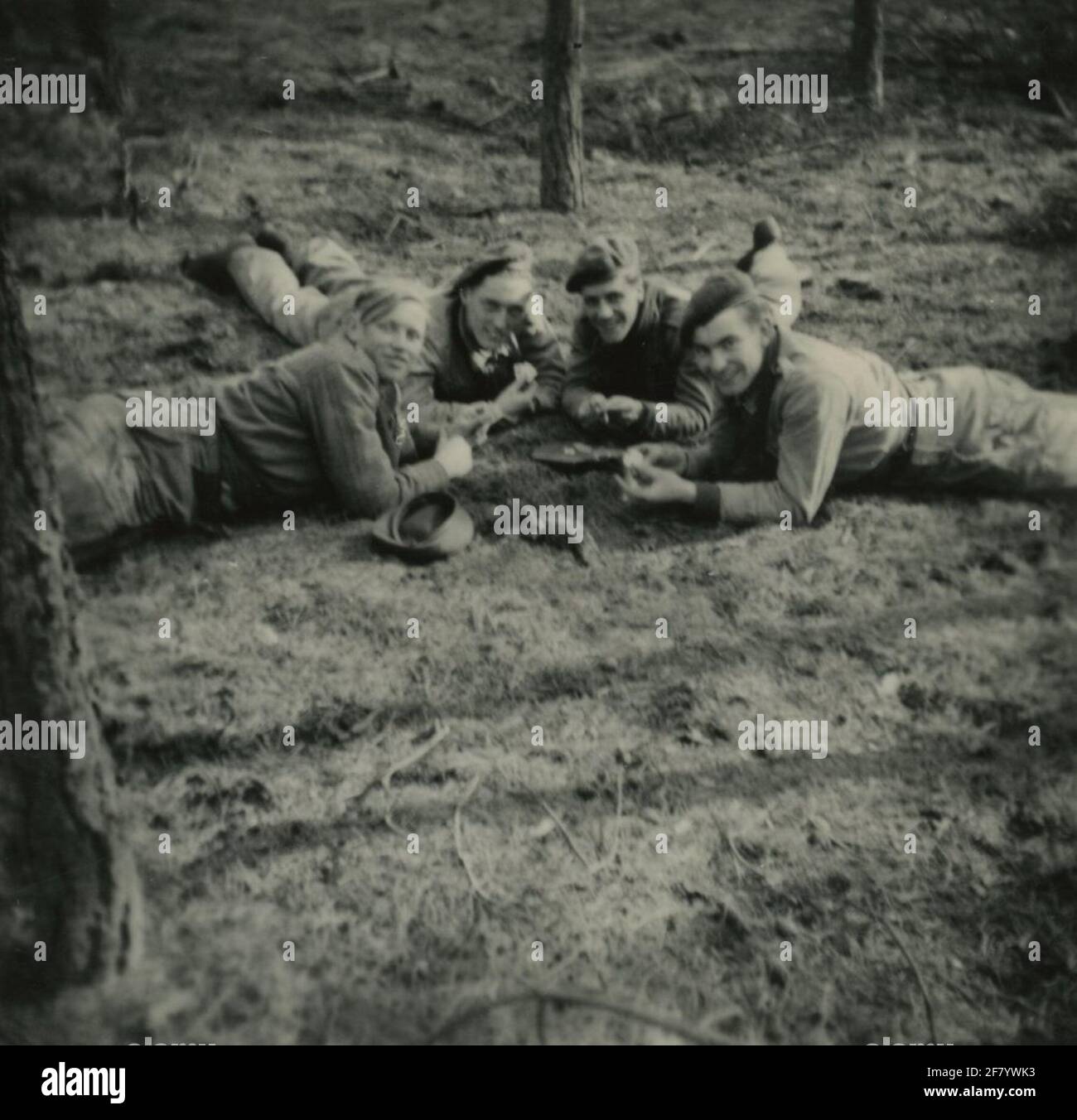 Repeat exercise of soldiers of the 8th battalion regiment. Shock troops ...