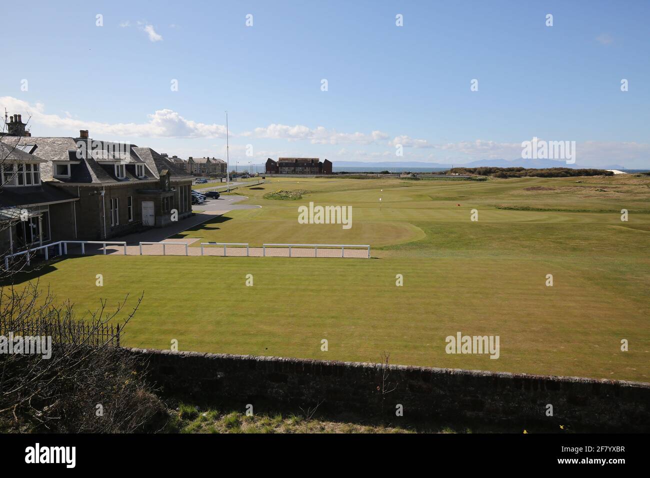 Scotland, Ayrshire, Prestwick, 09 April 2021 . The Club House Prestwick ...
