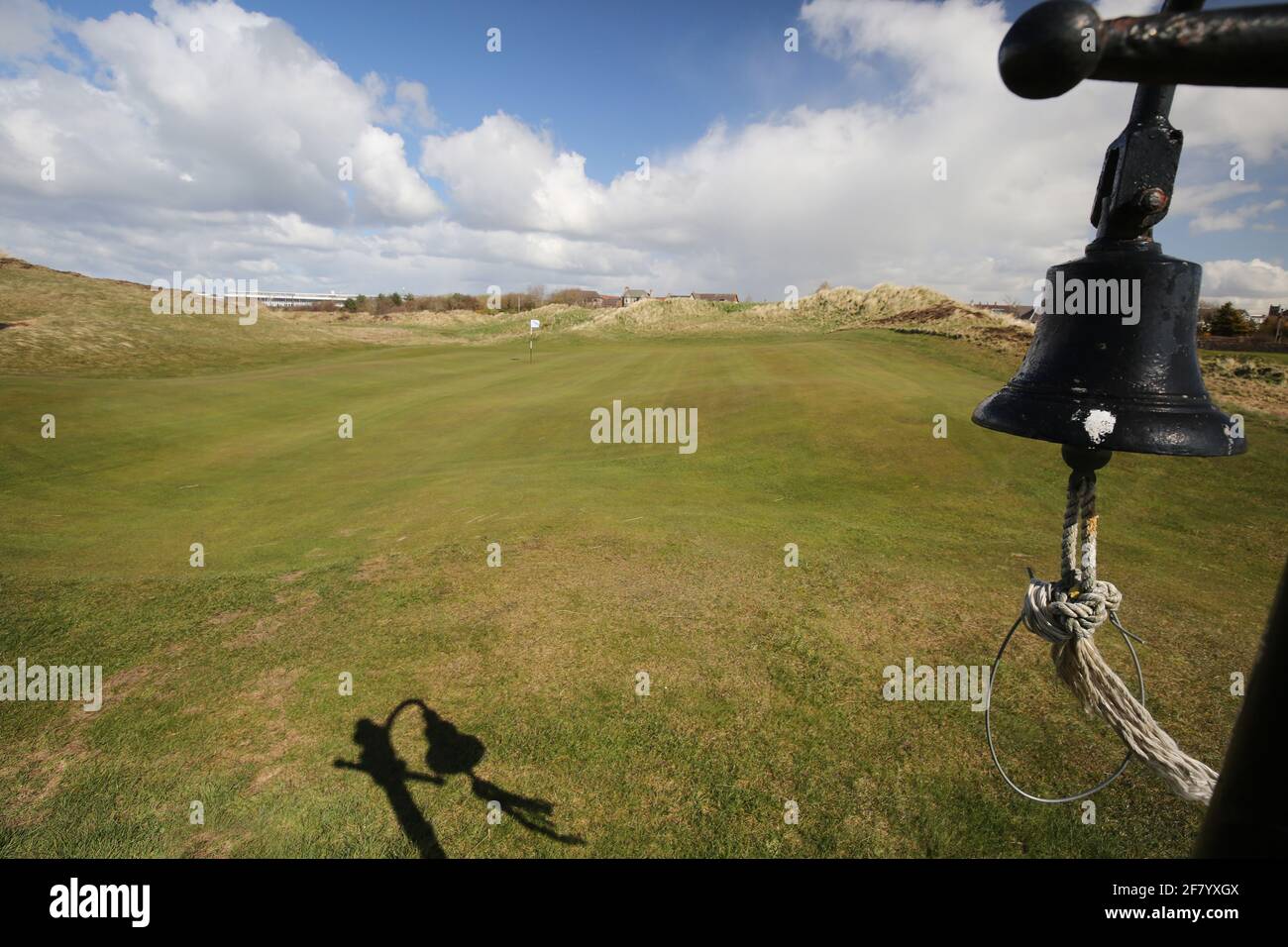 Scotland, Ayrshire, Prestwick, 09 April 2021 . Prestwick Old Course ...