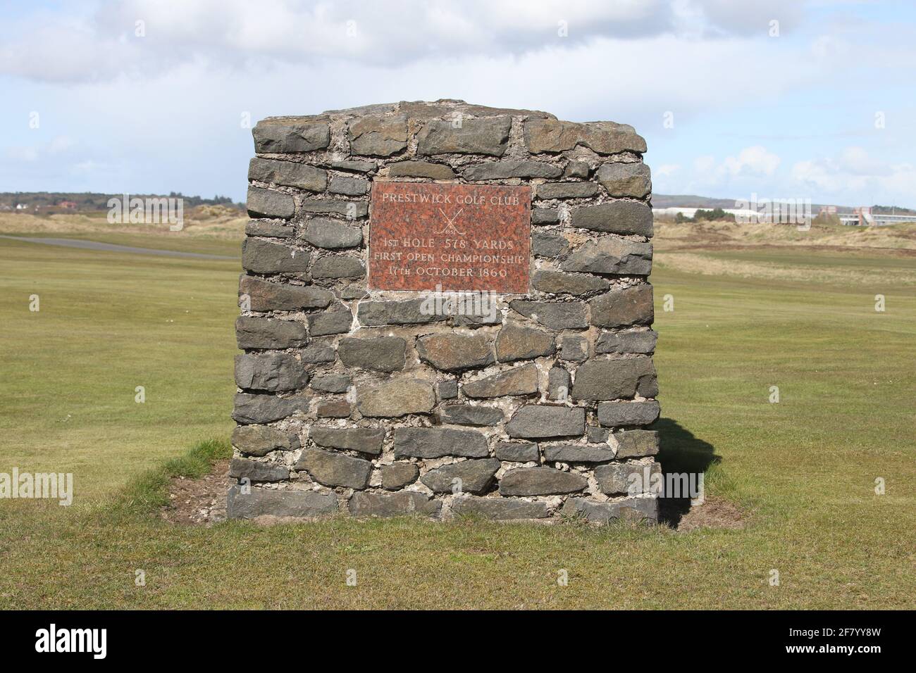 Scotland, Ayrshire, Prestwick, 09 April 2021 . Prestwick Old Course ...