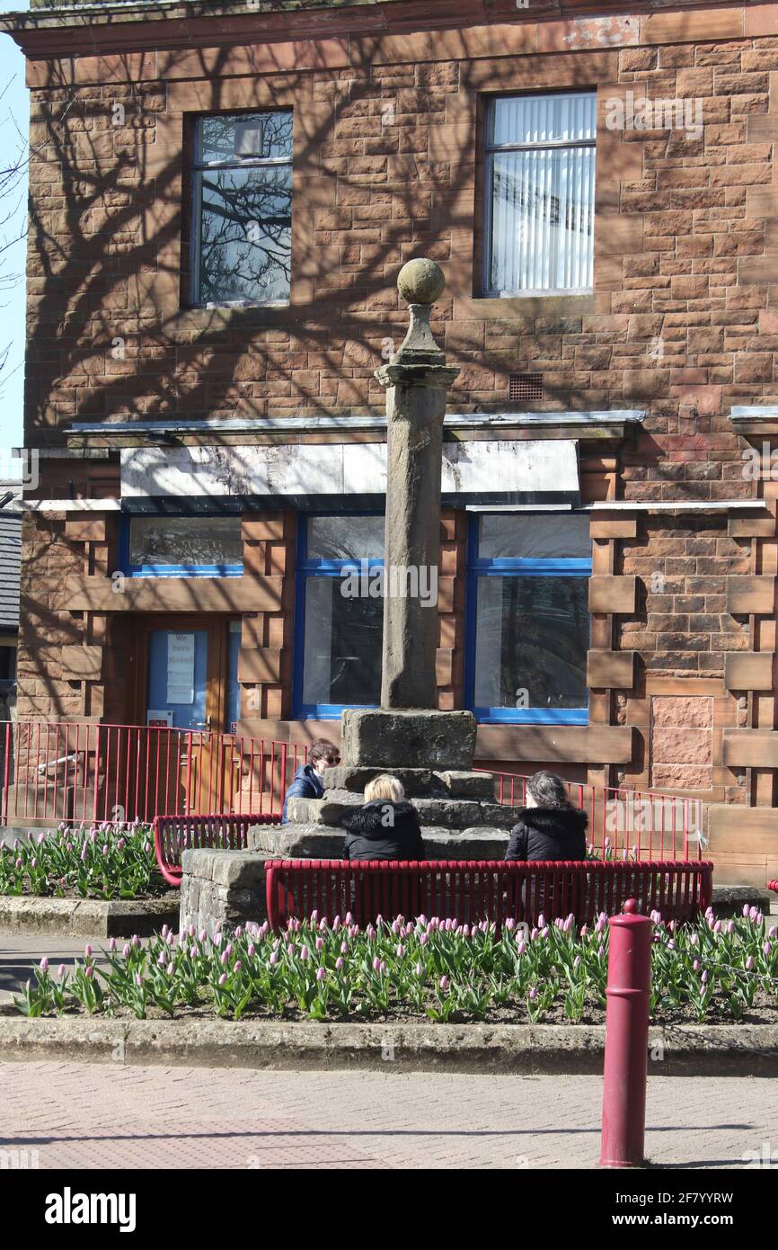 Prestwick mercat cross hi-res stock photography and images - Alamy