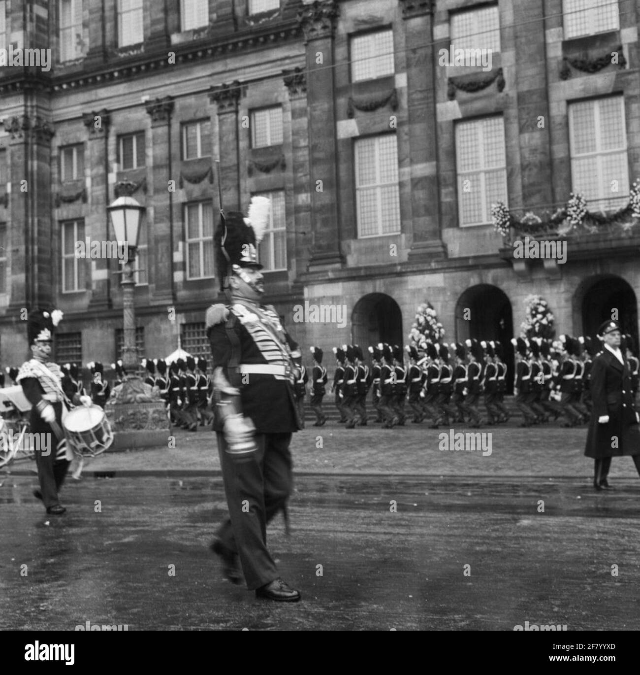 The Tamboer Maître of the Tambour Corps of the Royal Military Chapel ...