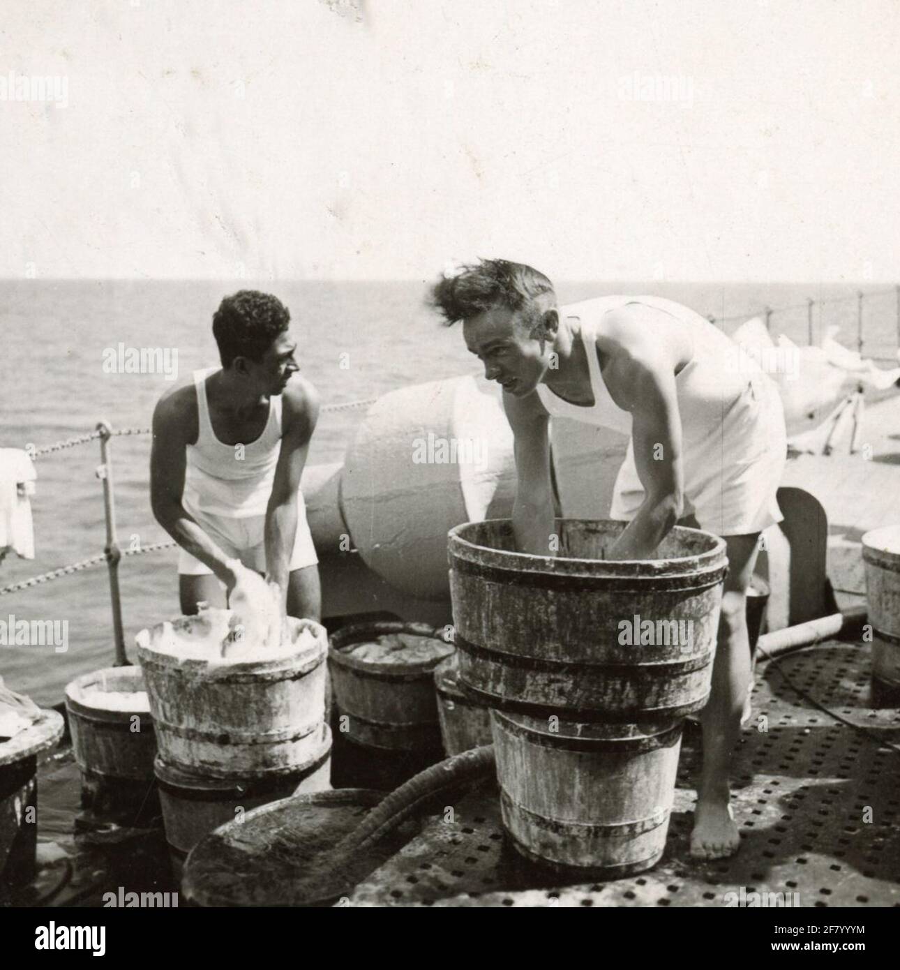 Cruiser Hr.Ms. Sumatra (1926-1942) Details Ship Life in Noi Stock Photo ...