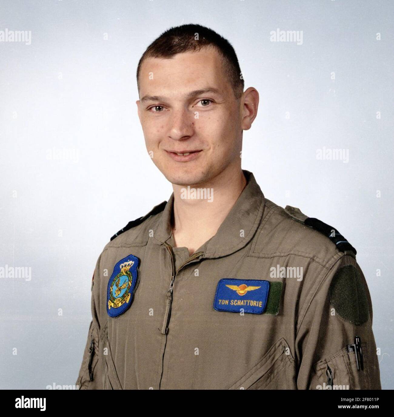 Captain kite H.C.G.A. (Ton) Schattorie, born in 1966.298 Squadron Stock ...