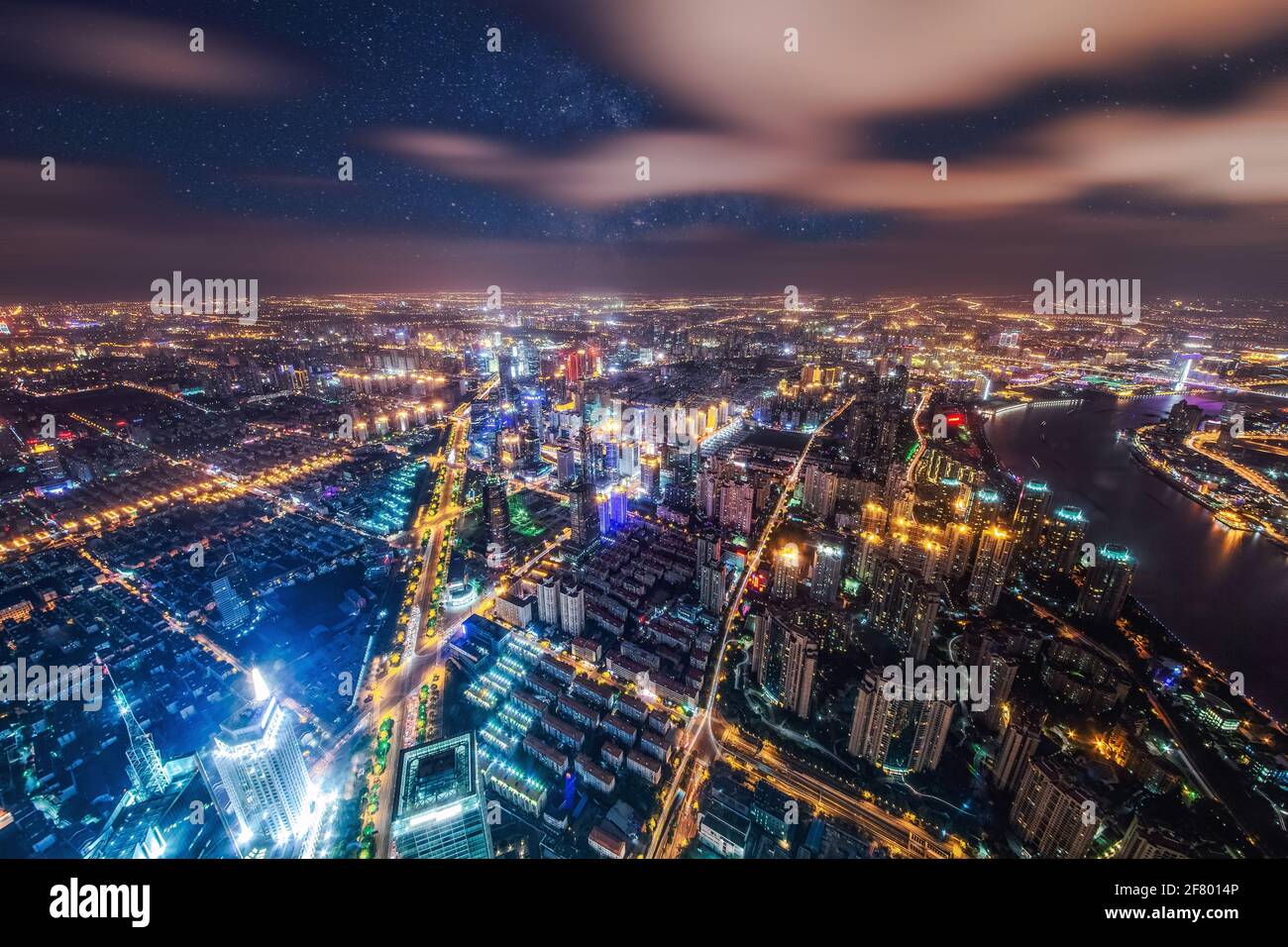 Shanghai aerial map hi-res stock photography and images - Alamy