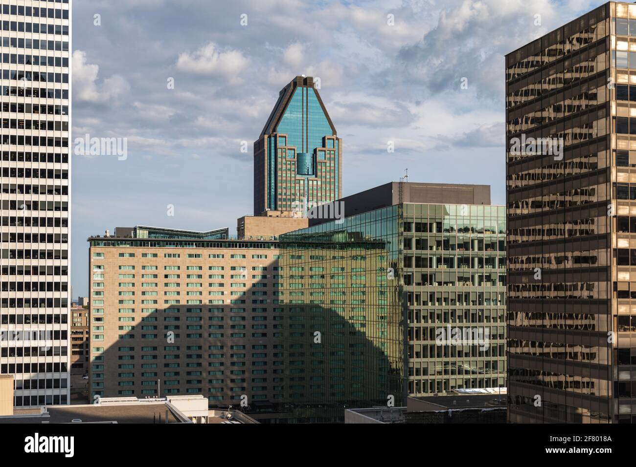 Buildings downtown a city on a nice summer day Stock Photo - Alamy