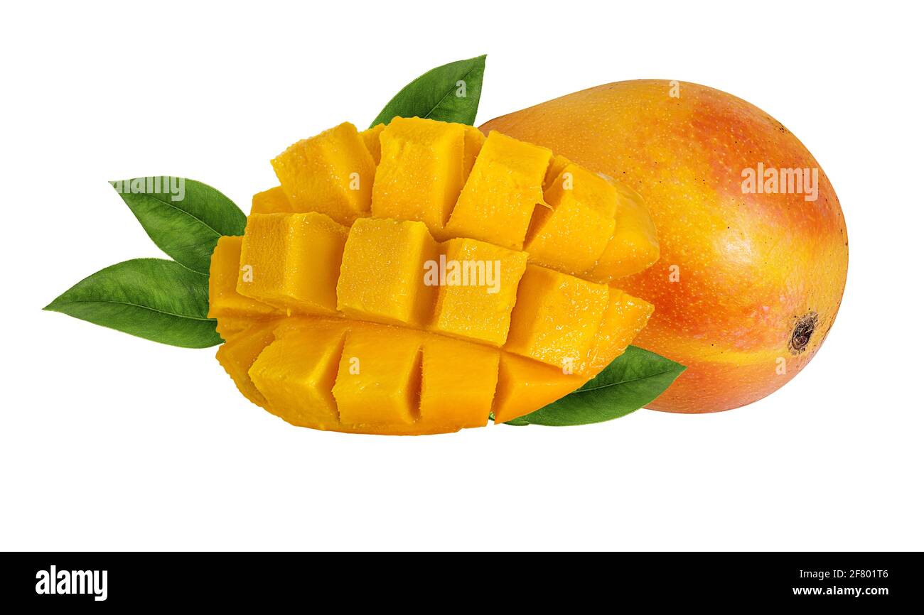 Mango isolated on white background Stock Photo - Alamy
