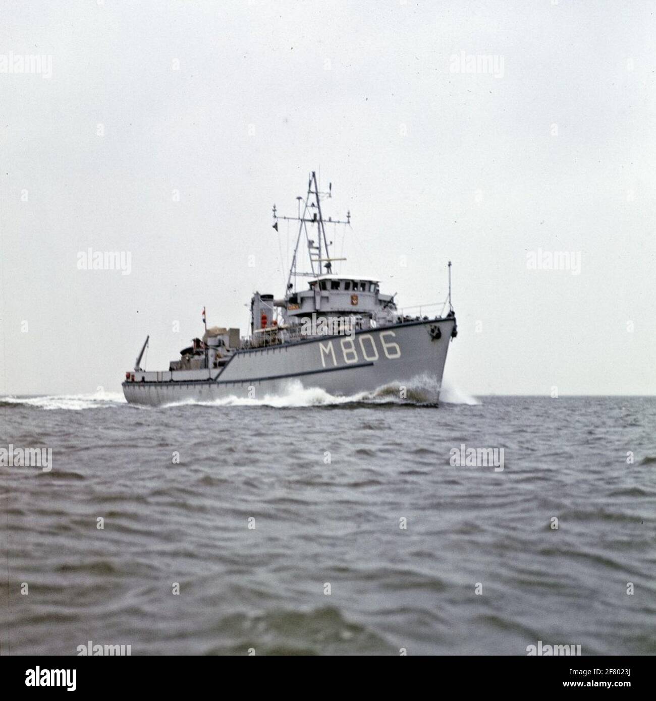 Coastal sweeper Hr.Ms. Roermond (EX-MSC 174, 1955-1987), renovated in ...