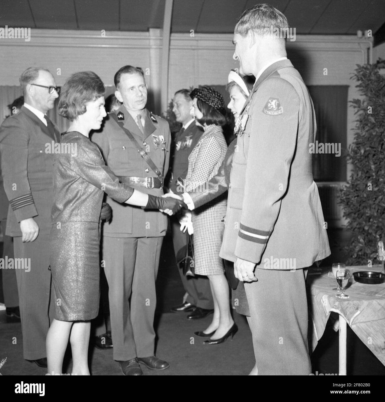 Command transfer. General Major Kite A.L. Cox carries the command of ...