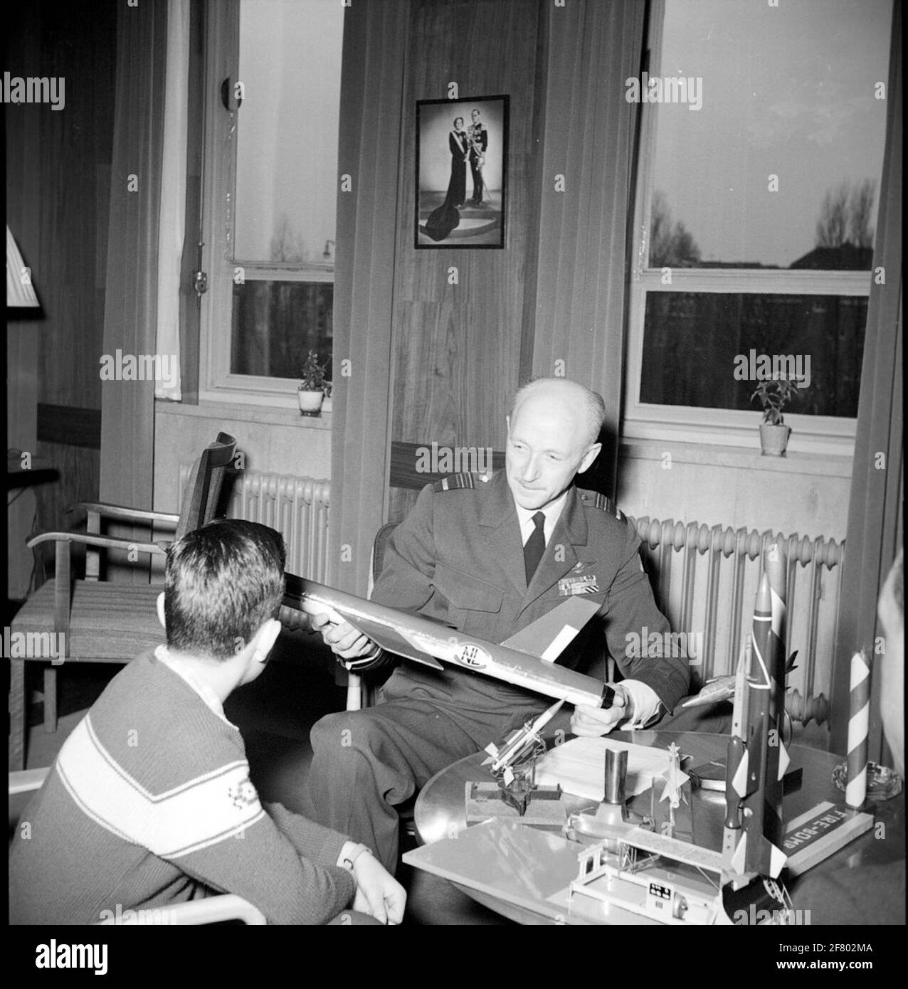 Youthful rocket builder at Lieutenant General H.handeer. A 10-year-old ...