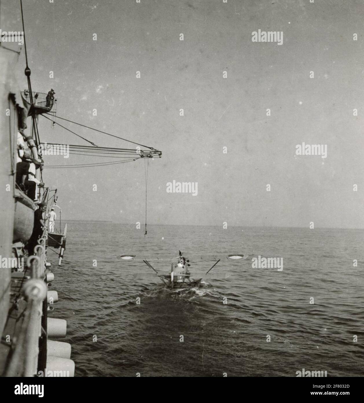 Cruiser Hr.Ms. Sumatra (1926-1942) Details Ship Life in Noi Stock Photo ...