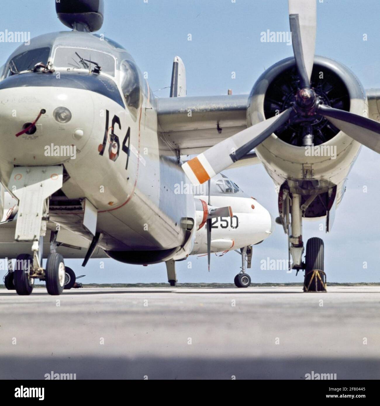 The Grumman S2F-1 (S-2A) Tracker Subdue boat control plane 164 (1960 ...